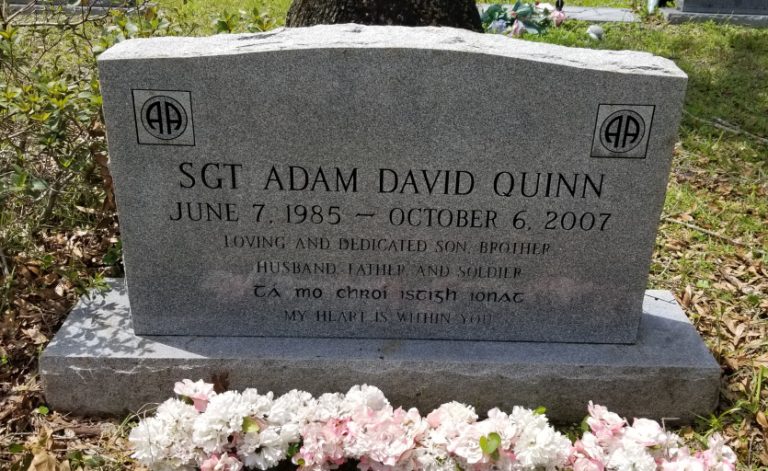 In Memory Sergeant Adam Quinn - Robert Redd Historian & Author